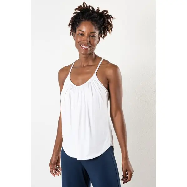JJWINKS Slumber Party Bra-free Lounge Top - White