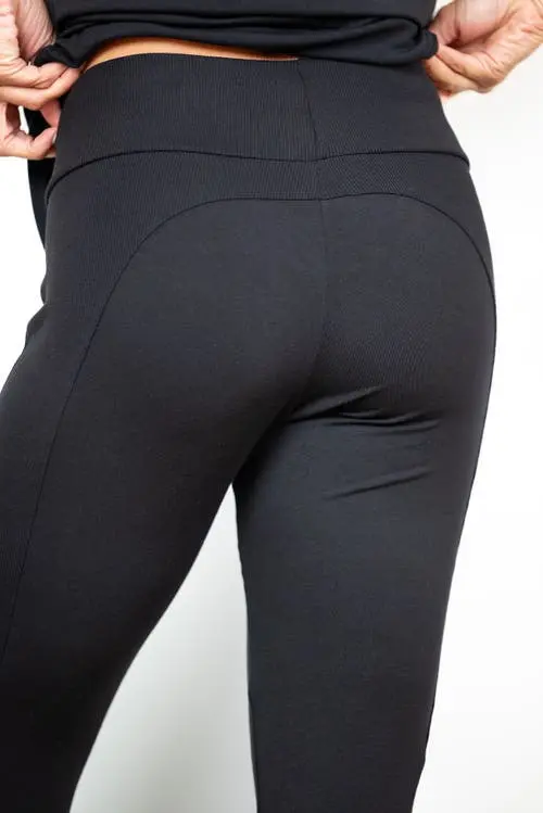 JJWINKS Happy Hour Wide Leg Lounge Pant - Black