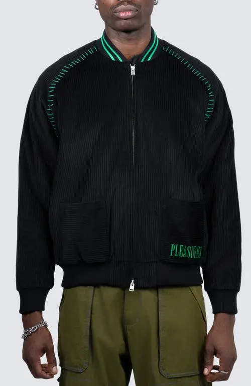 PLEASURES Strikeout Corduroy Bomber Jacket
