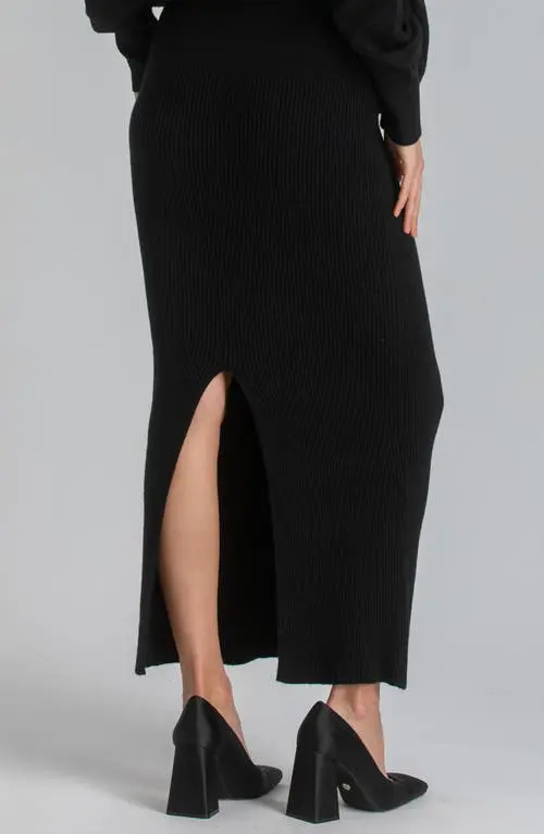 PIETRO BRUNELLI Rib Knit Sweater Skirt