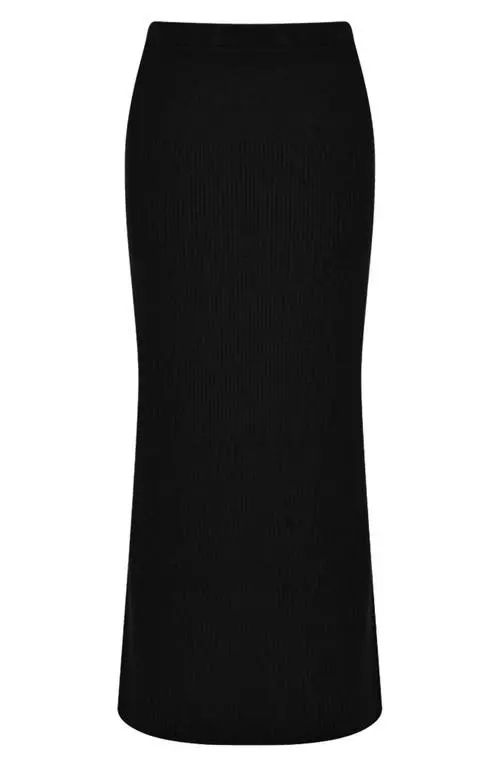 PIETRO BRUNELLI Rib Knit Sweater Skirt