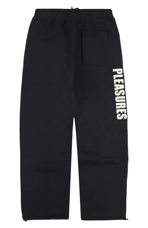 PLEASURES Wave Quilted Graphic Sweatpants