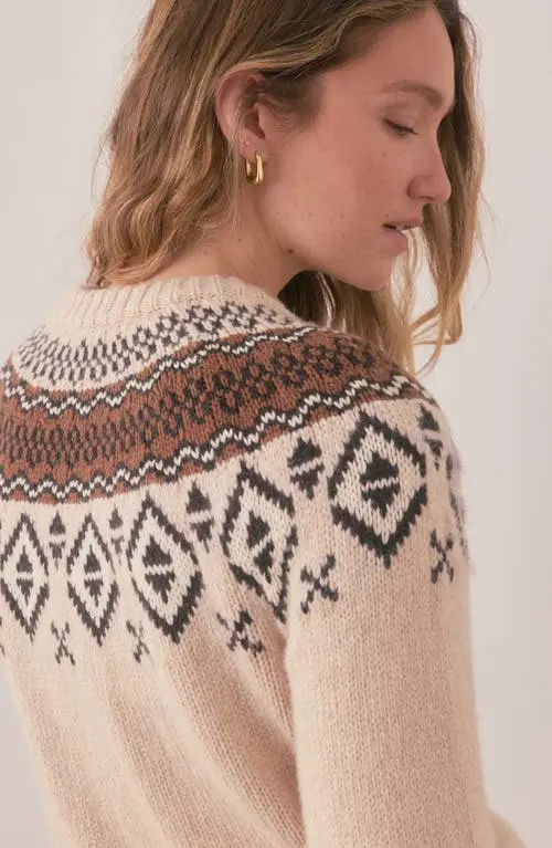 Marine Layer Ava Fair Isle Cardigan