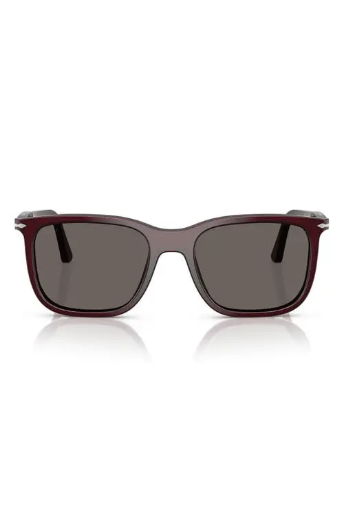 Persol 56mm Rectangular Sunglasses - Purple