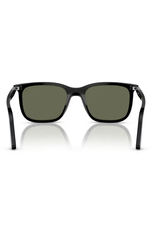 Persol 53mm Polarized Rectangle Sunglasses