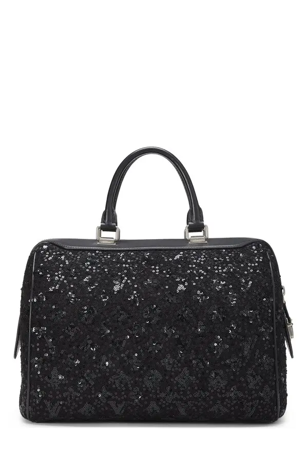 LOUIS VUITTON Monogram Sequin Sunshine Express Speedy 30 - Black