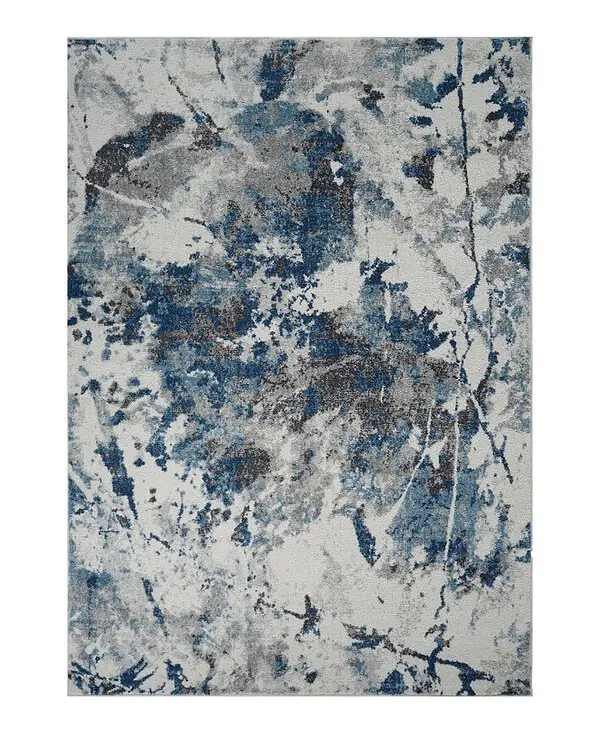 AMER RUGS Clifton Clf1 Area Rug, 8'10 X 11'9 - Ivory/blue