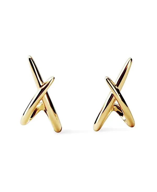 ANA LUISA Sloane Stud Earrings - Gold - Gold