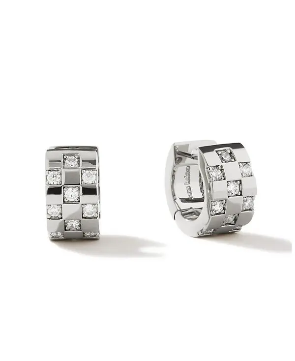 ANA LUISA Eden Small Hoop Earrings - Silver