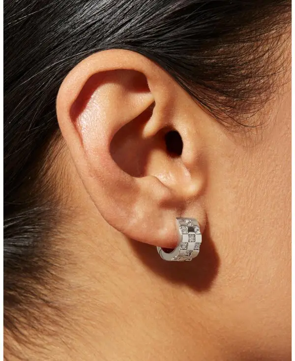 ANA LUISA Eden Small Hoop Earrings - Silver