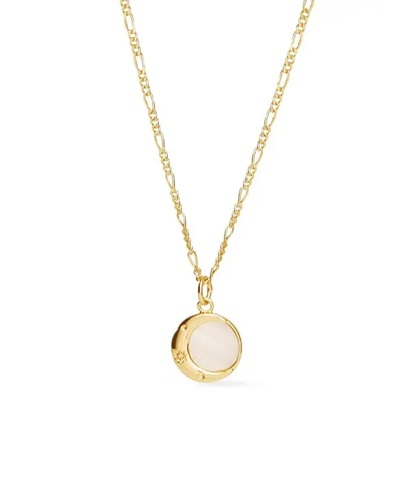 ANA LUISA Moon Pendant Mei - Gold
