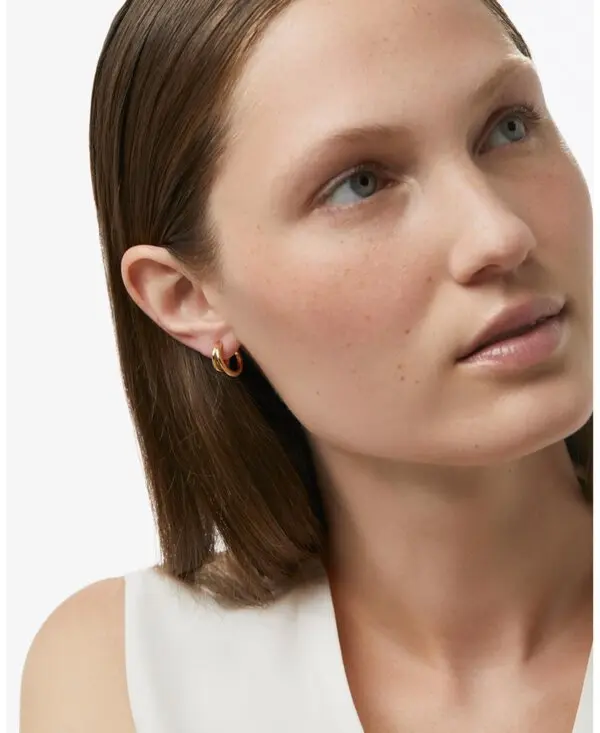 ANA LUISA Scarlett Double Hoop Earrings - Gold
