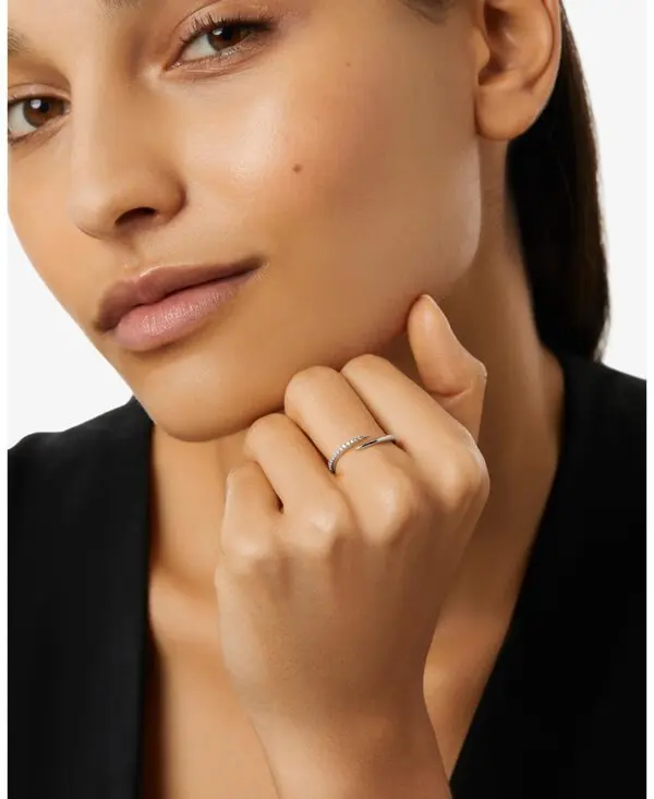 ANA LUISA Oren Claw Ring - Silver