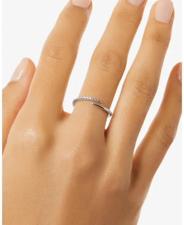 ANA LUISA Oren Claw Ring - Silver