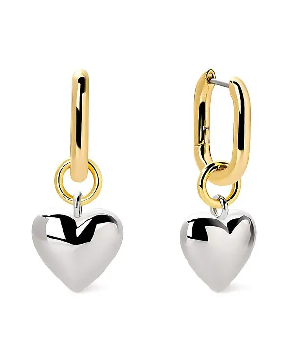 ANA LUISA Wesley Heart Earrings - Gold