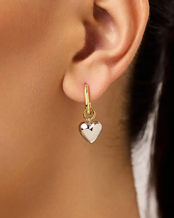 ANA LUISA Wesley Heart Earrings