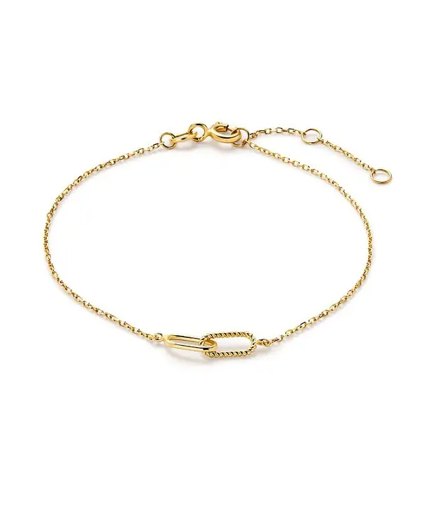 ANA LUISA Twisted Link Bracelet - Gold