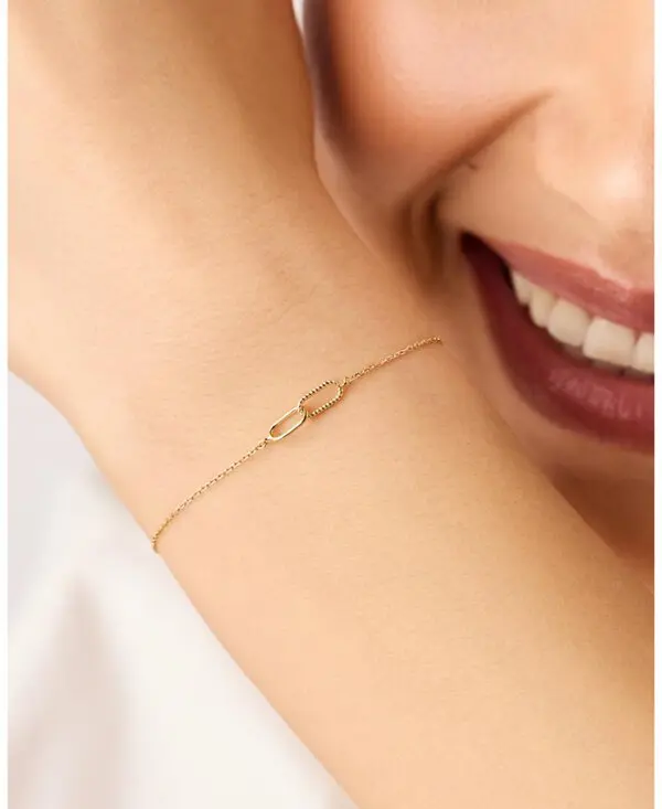 ANA LUISA Twisted Link Bracelet