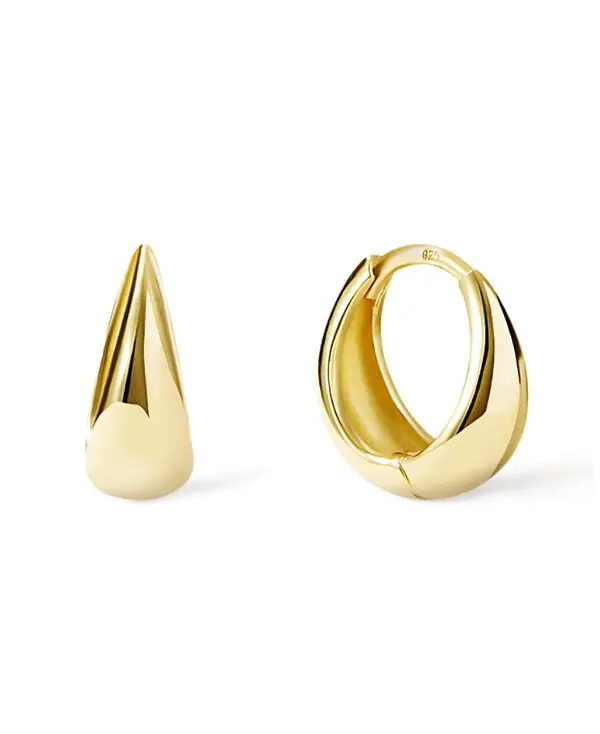 ANA LUISA Nate Huggie Earrings - Gold