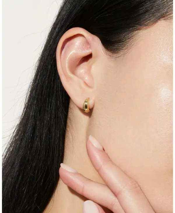 ANA LUISA Nate Huggie Earrings - Gold