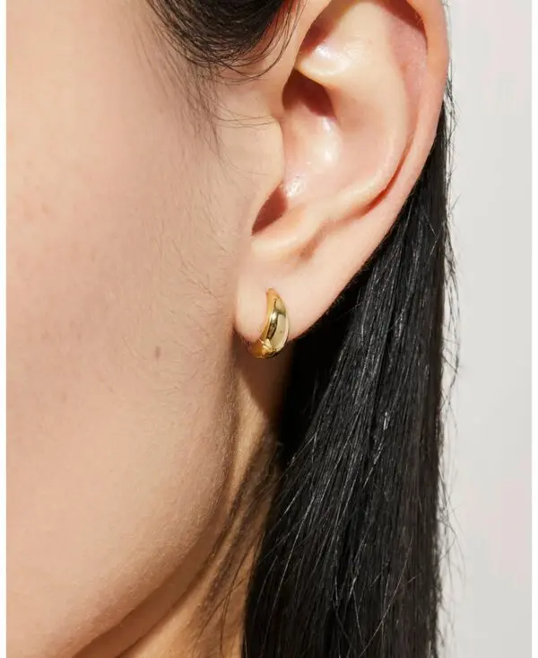 ANA LUISA Nate Huggie Earrings - Gold