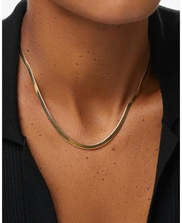 ANA LUISA Herringbone Chain Necklace Ina