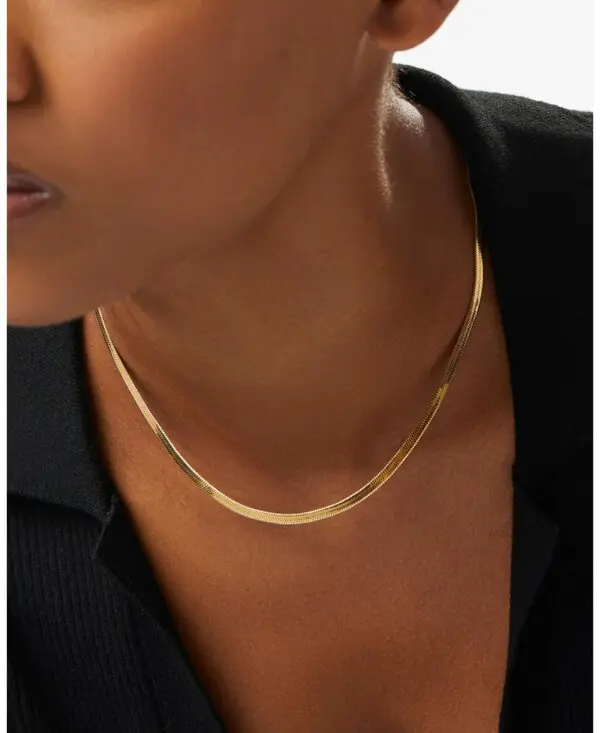 ANA LUISA Herringbone Chain Necklace Ina