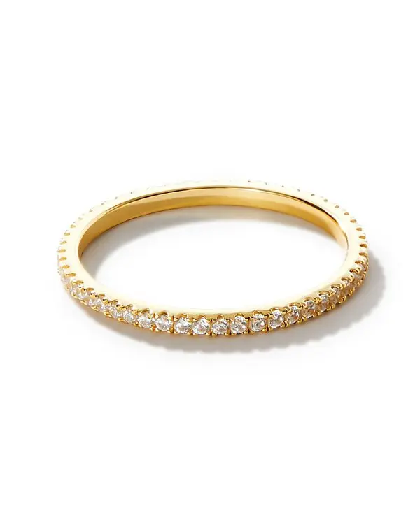 ANA LUISA Eternity Ring With Cubic Zirconia - Gold