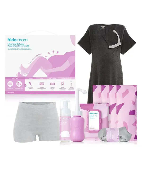 FRIDA BABY Frida Mom Labor And Delivery + Postpartum Recovery Kit - White