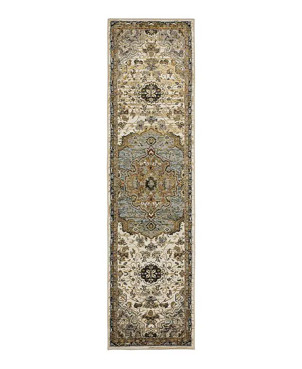 ORIENTAL WEAVERS Andorra 2451b Runner Area Rug, 2'3 X 8 - Ivory