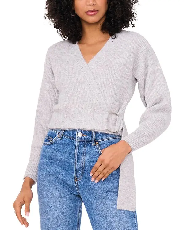 1.State Crossover Cropped Sweater
