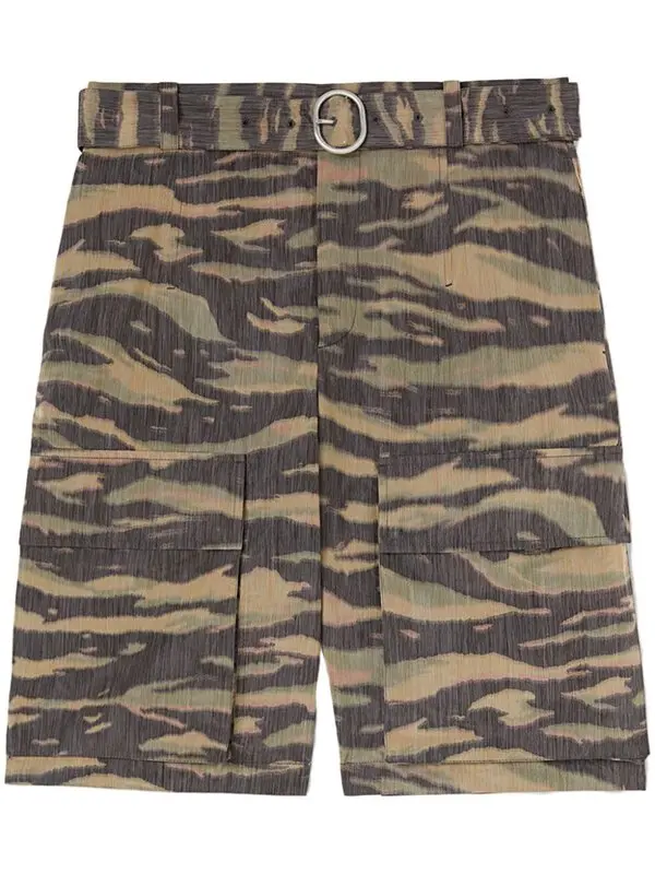 JIL SANDER Camouflage-print Shorts