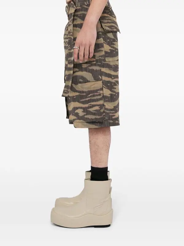 JIL SANDER Camouflage-print Shorts