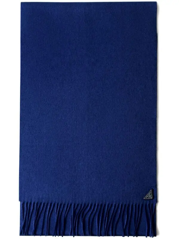 Prada Logo Scarf - Blue