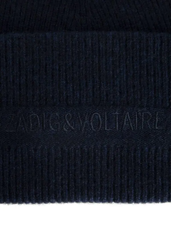 Zadig&Voltaire Cashmere Beanie - Blue