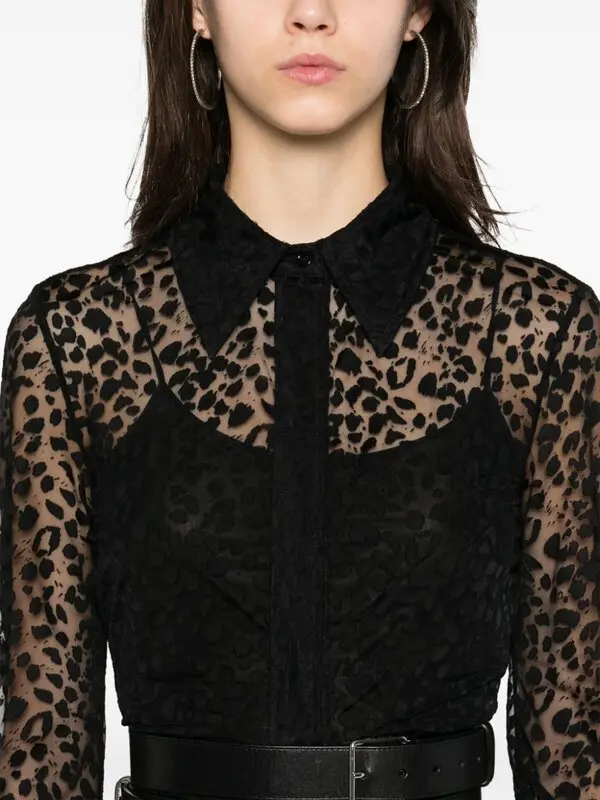 Alexander McQueen Leopard Devoré Mini Dress