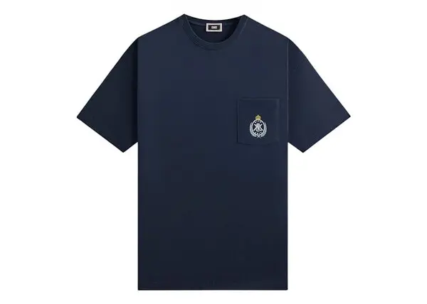 Kith K&k Crest Pocket Tee Shirt - Nocturnal
