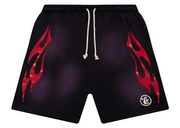 HELLSTAR Flame Shorts - Purple