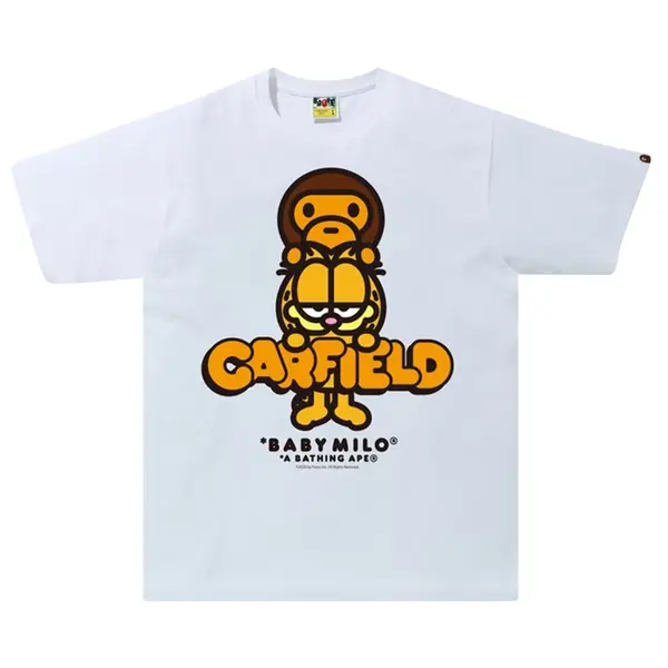 A BATHING APE X Garfield #2 Tee - White