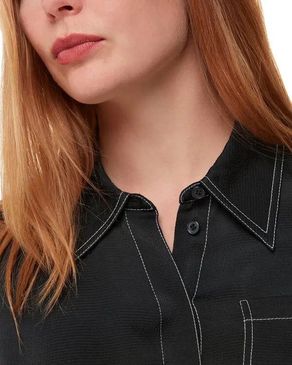 Whistles Top Stitch Shirt
