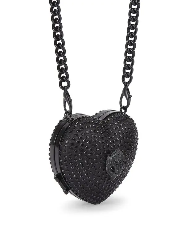 Kurt Geiger Micro Heart Clutch