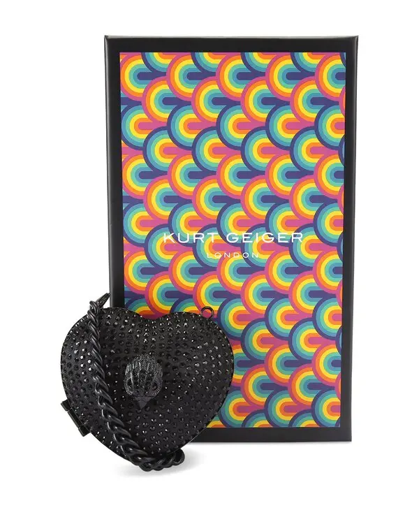 Kurt Geiger Micro Heart Clutch
