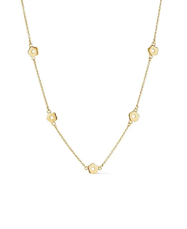 ANA LUISA Flower Station Rowena Necklace - Gold