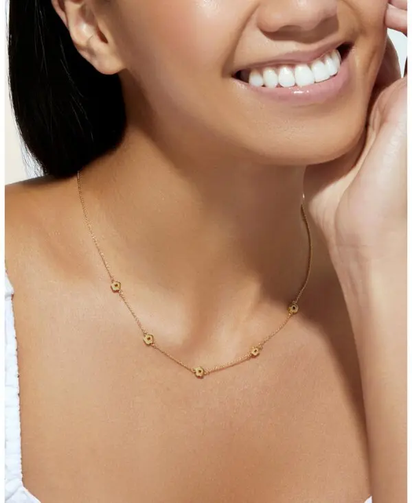 ANA LUISA Flower Station Rowena Necklace