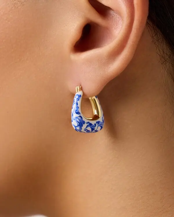 ANA LUISA Dakota Statement Hoop Earrings