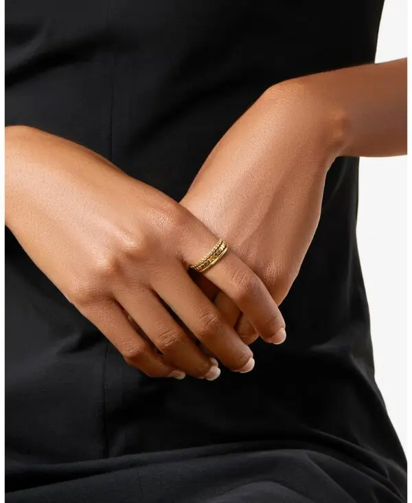 ANA LUISA Adrianna Ring Set - Gold