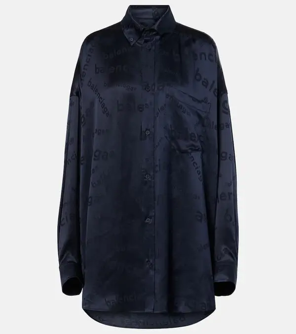 Balenciaga Cocoon Silk Shirt