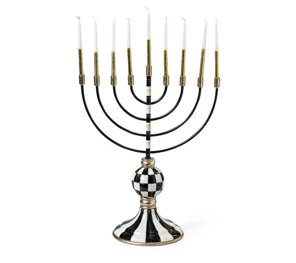 MACKENZIE-CHILDS Courtly Menorah - One-color