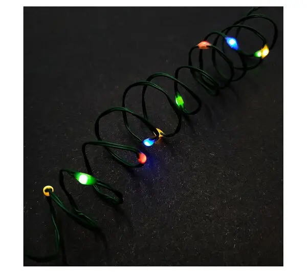 LUMABASE Solar Pvc Coated Fairy String Lights- Ulticolor