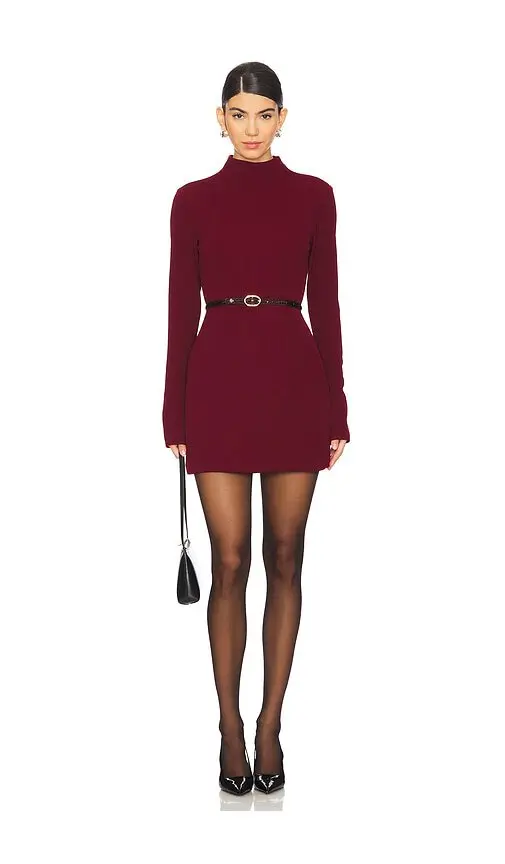 katie may long sleeve dress Katie May In A Mood Long-Sleeve V-Neck Slim Stretch Jersey Maxi Dress